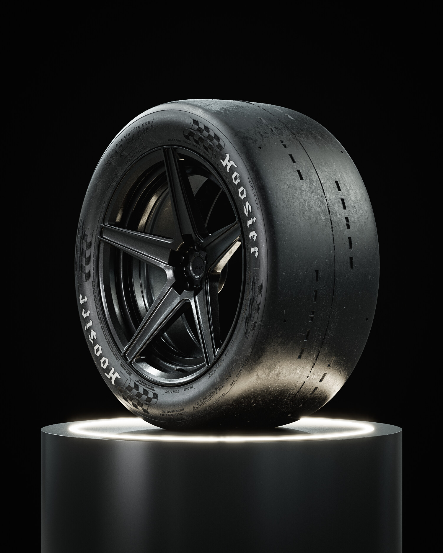 ArtStation - Hoosier Drag Race DR2 • 275/40 R17 (Real World Details) V2 ...