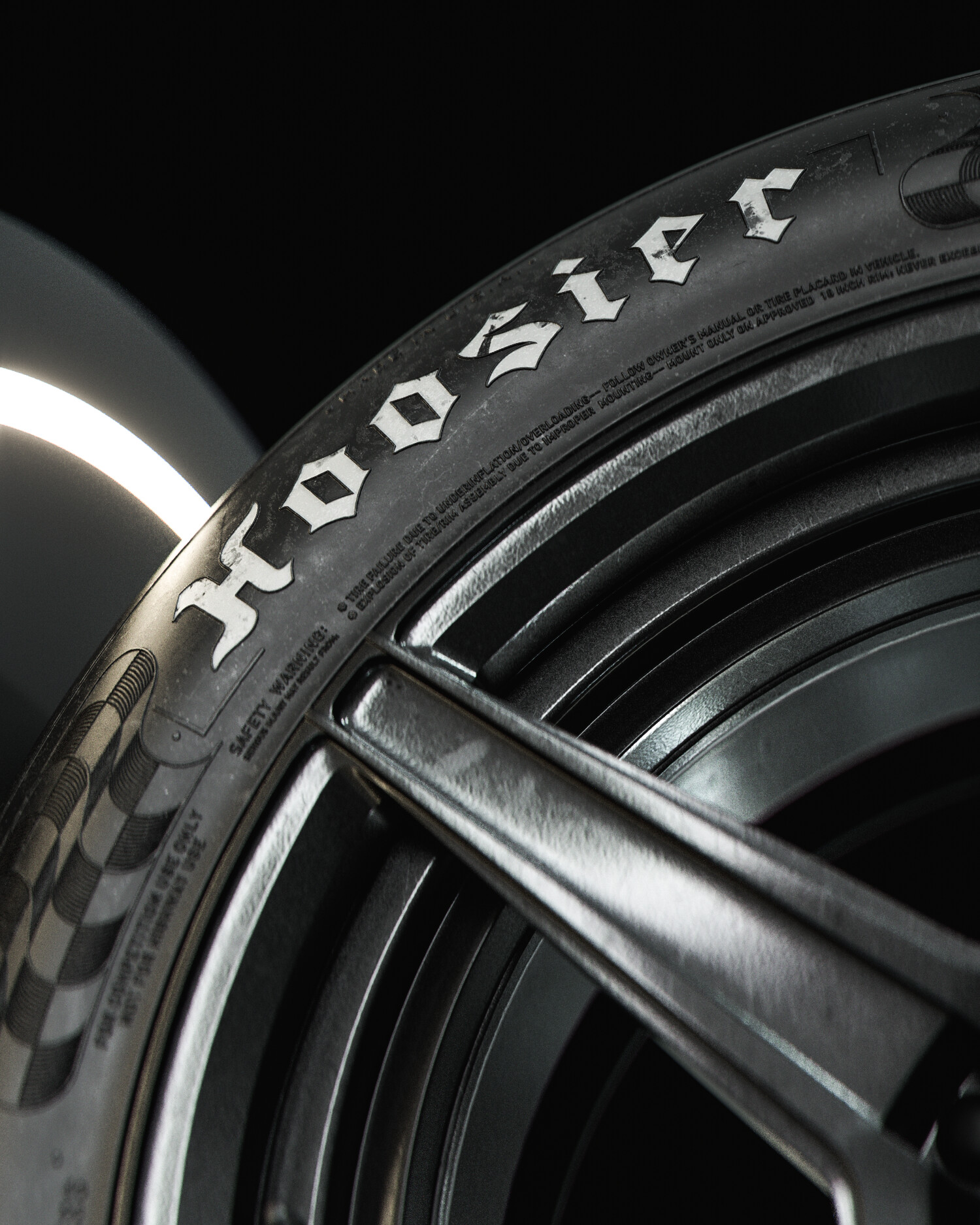ArtStation - Hoosier Drag Race DR2 • 275/40 R17 (Real World Details) V2 ...