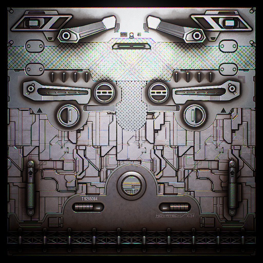 ArtStation - PBR Sci-Fi Texture Pack 13 | Game Assets