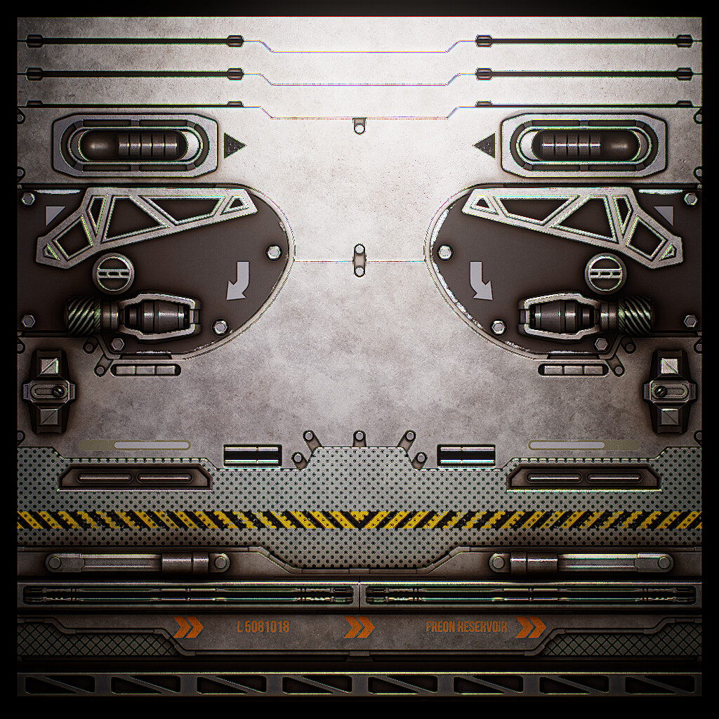 ArtStation - PBR Sci-Fi Texture Pack 14 | Game Assets