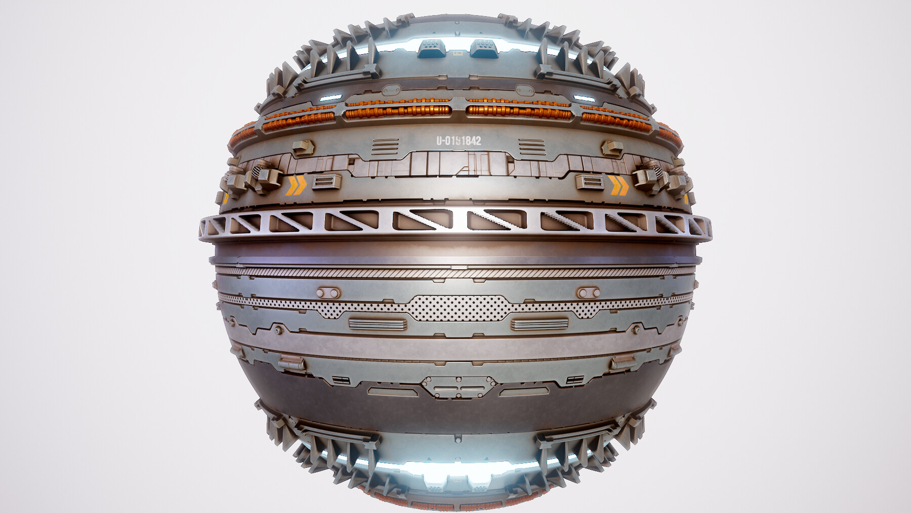 ArtStation - PBR Sci-Fi Texture Pack 16 | Game Assets