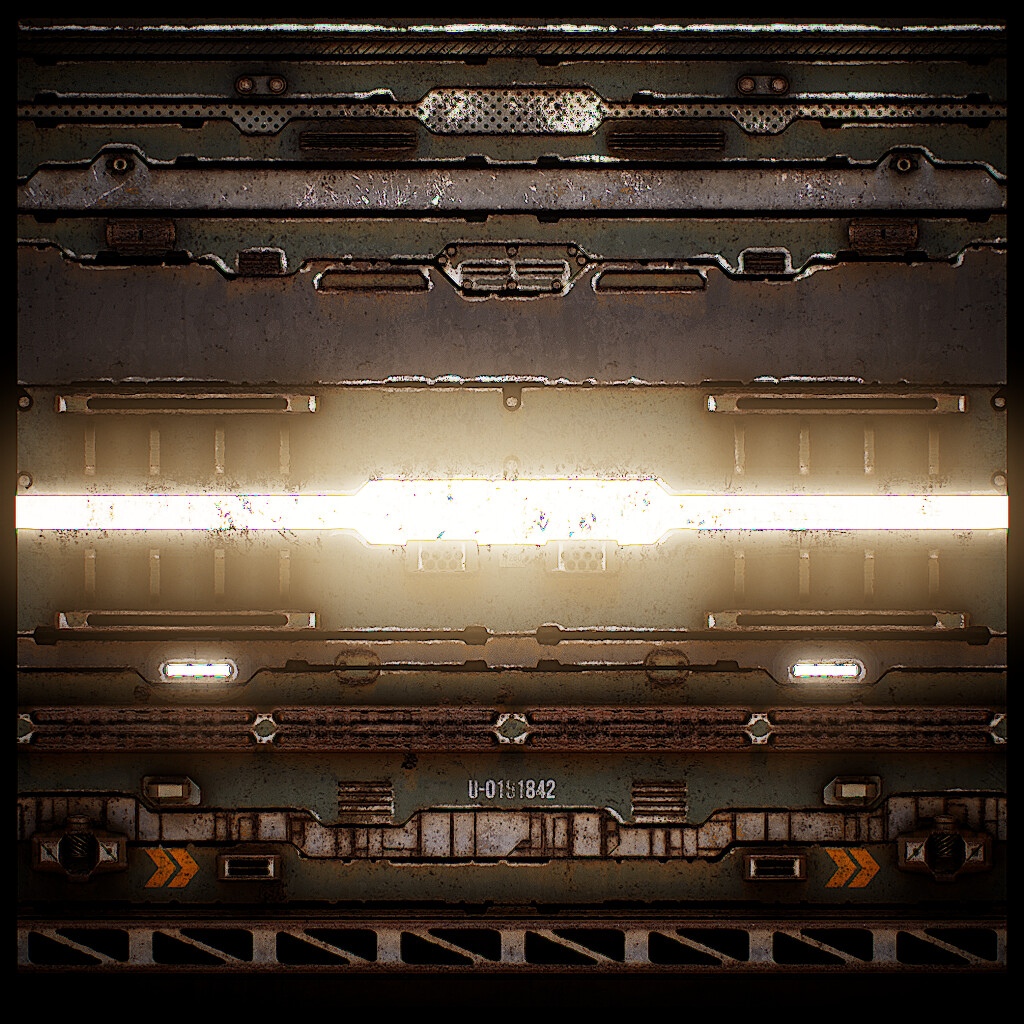 ArtStation - PBR Sci-Fi Texture Pack 16 | Game Assets