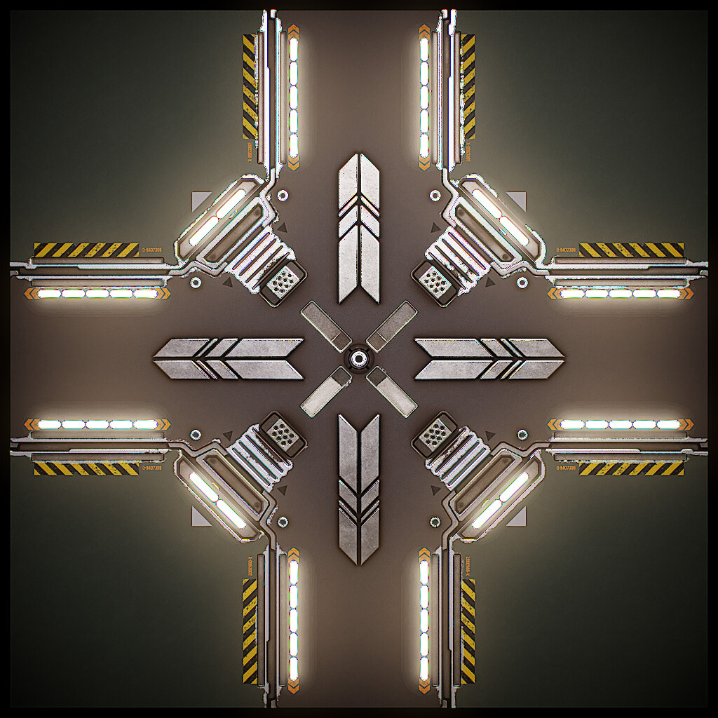 ArtStation - PBR Sci-Fi Texture Pack 18 | Game Assets