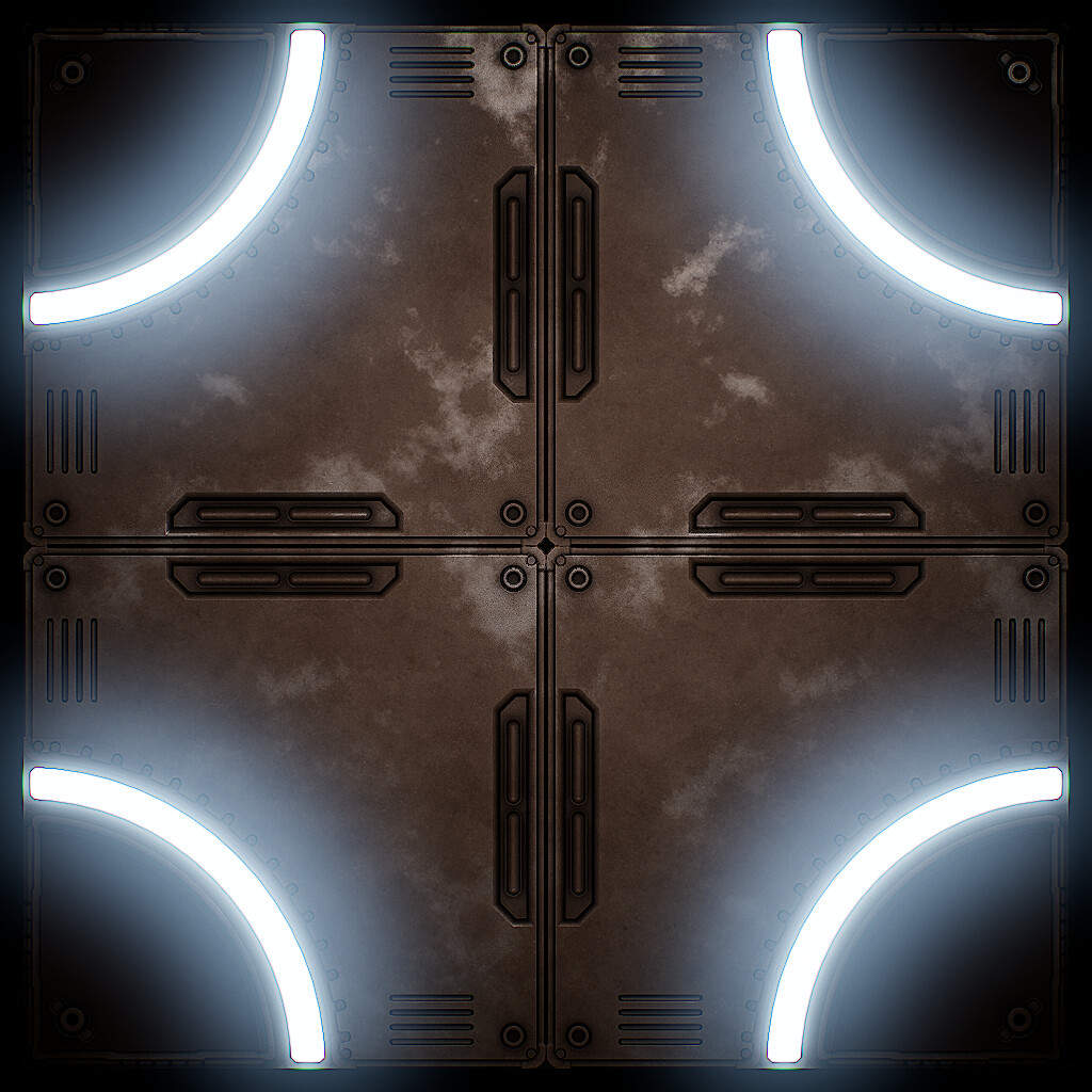 ArtStation - PBR Sci-Fi Texture Pack 20 | Game Assets