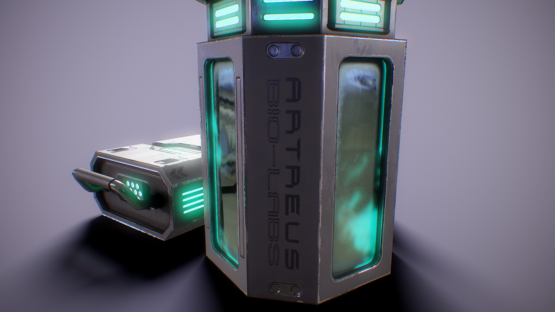 ArtStation - PBR Sci-Fi Lab Props Mini Collection | Game Assets