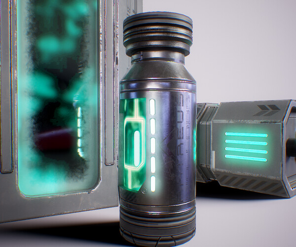 ArtStation - PBR Sci-Fi Lab Props Mini Collection | Game Assets