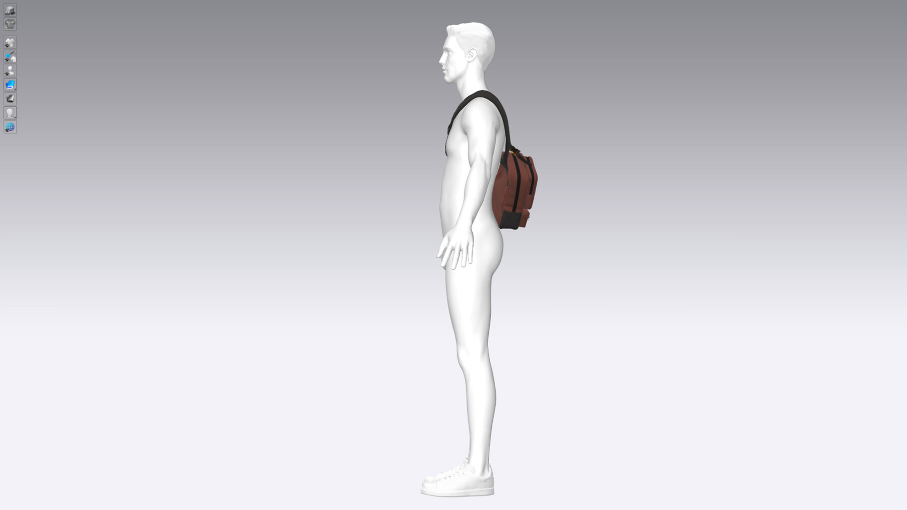 ArtStation - Messenger bag #1/ Leather / Backpack / Sportive / Rest / Marvelous Designer | Game ...