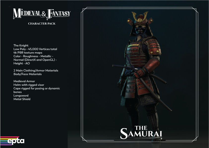 ArtStation - The Samurai | Game Assets
