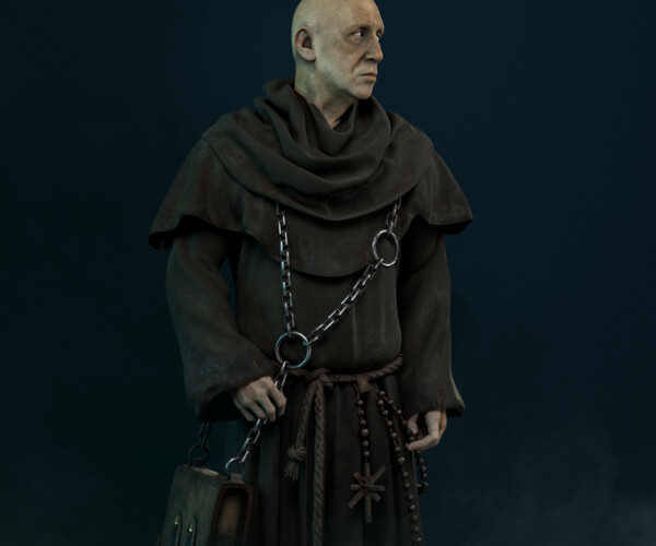 ArtStation - The Priest | Game Assets