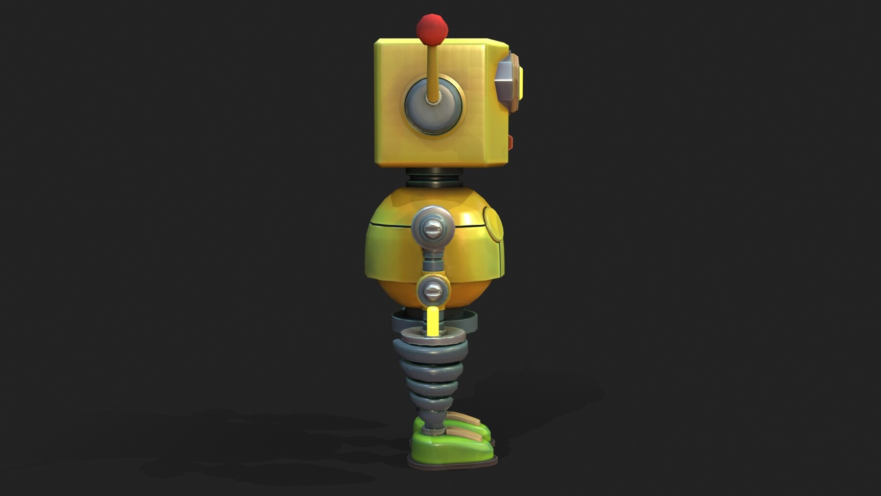 ArtStation - Stylized Robot 6 63 The Hot | Game Assets