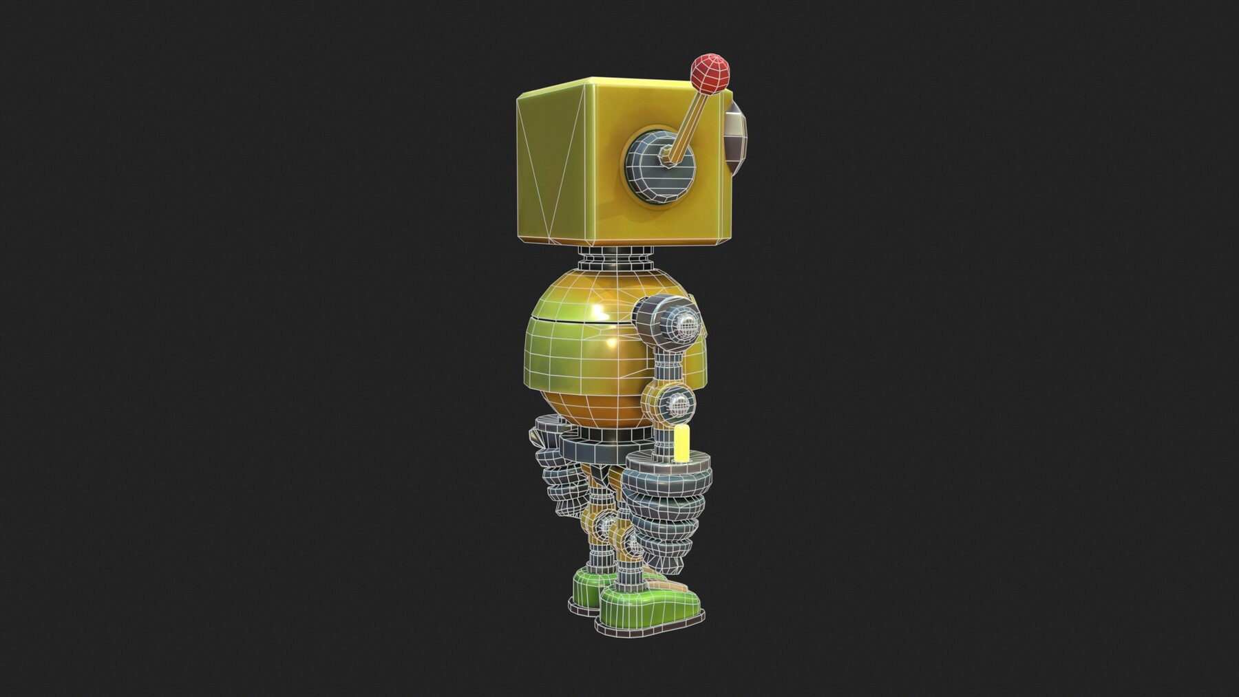 ArtStation - Stylized Robot 6 63 The Hot | Game Assets