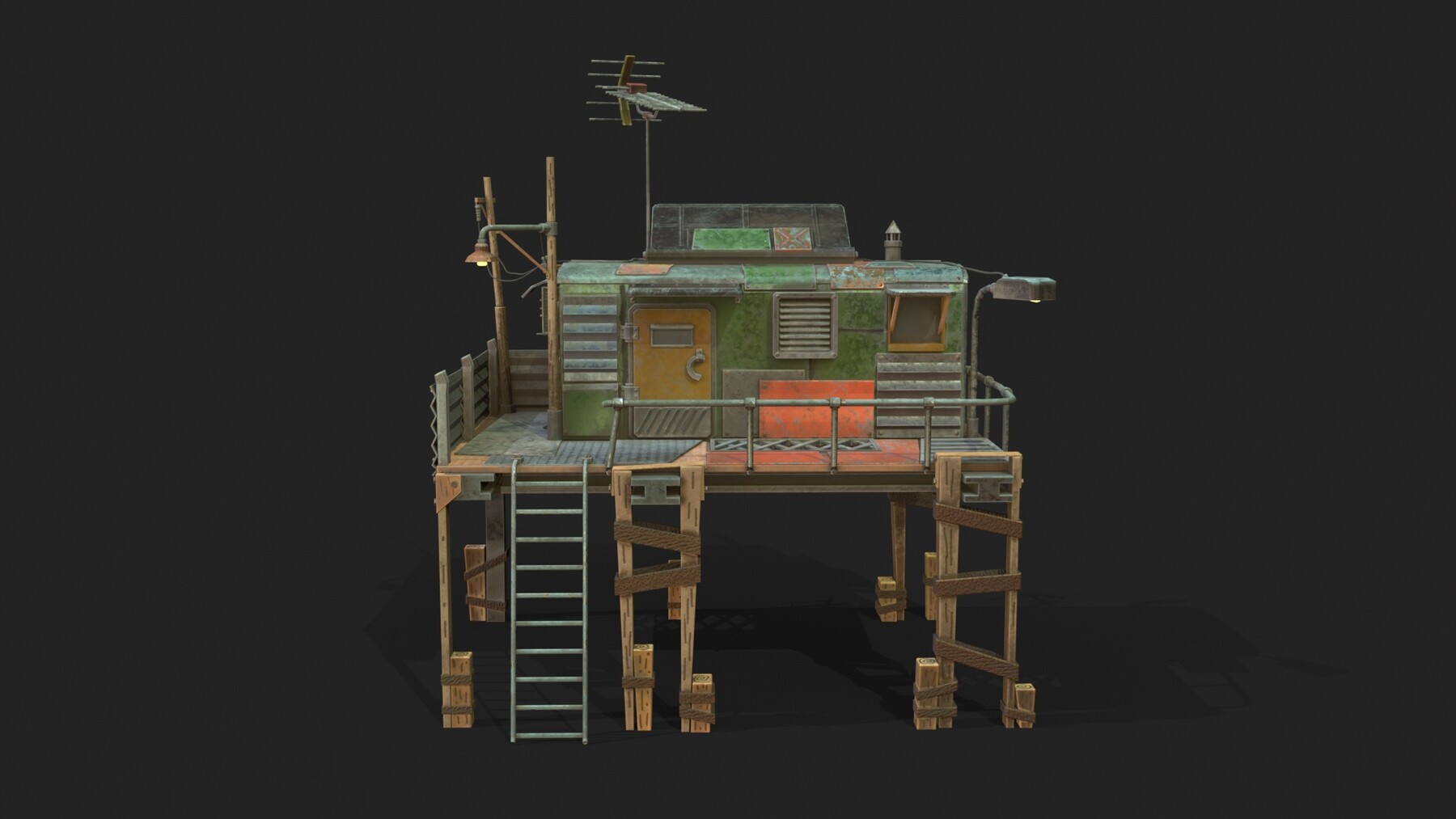 ArtStation - Metal Shack | Game Assets