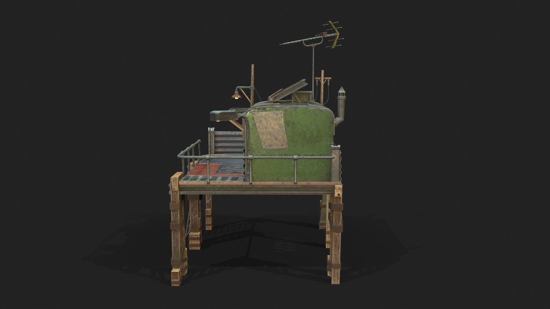 ArtStation - Metal Shack | Game Assets
