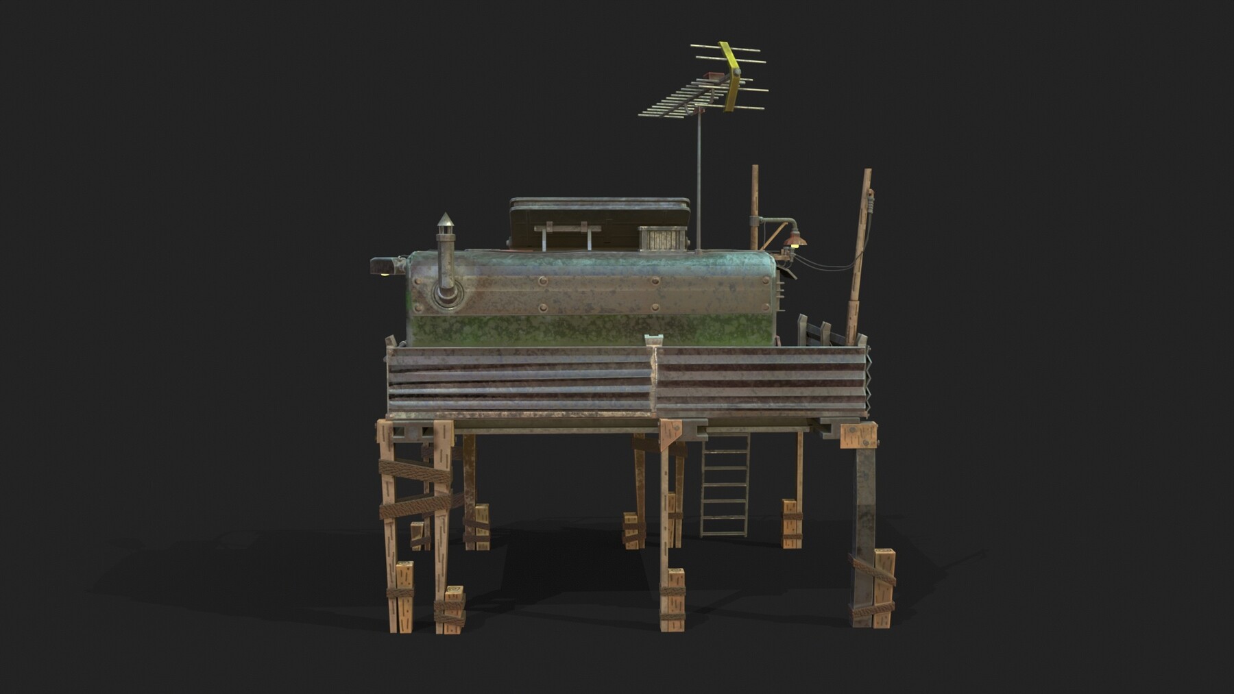 ArtStation - Metal Shack | Game Assets