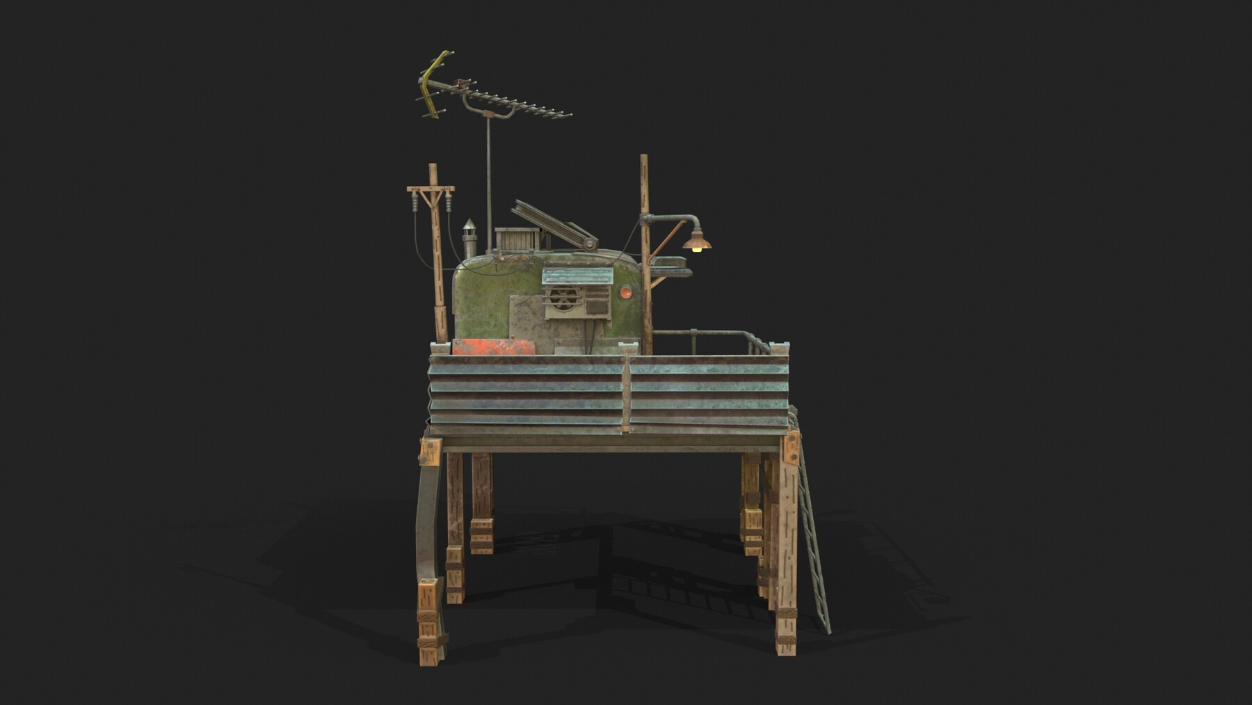 ArtStation - Metal Shack | Game Assets