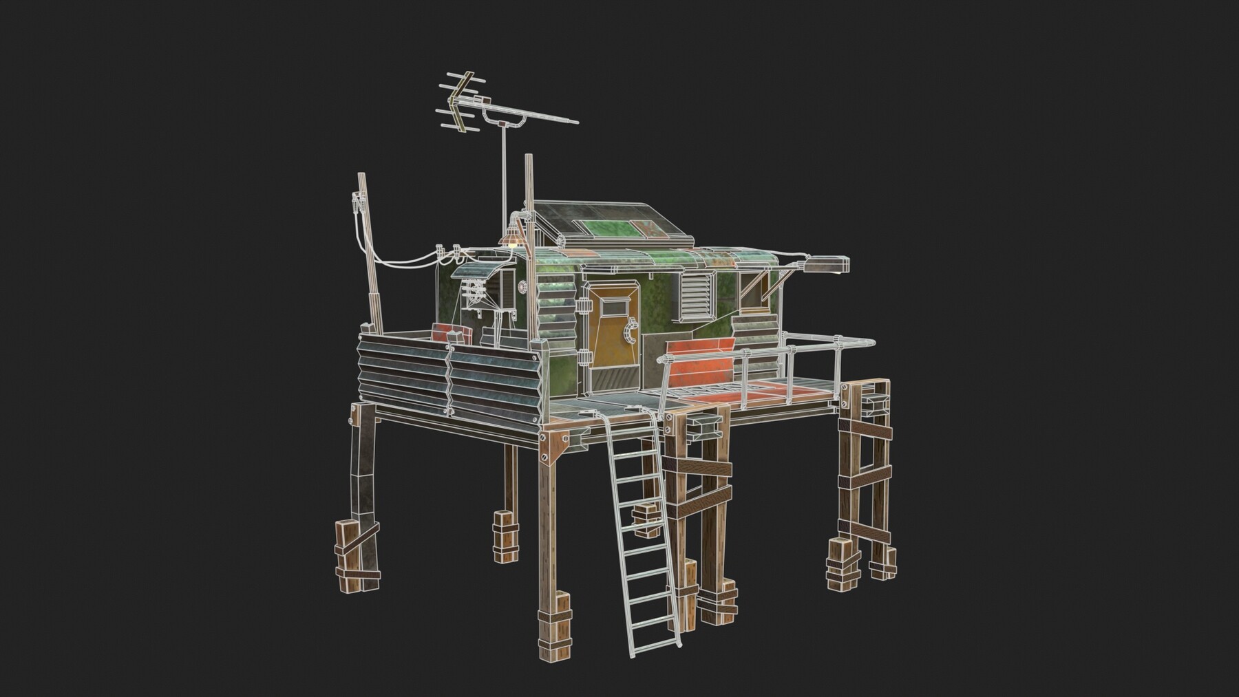 ArtStation - Metal Shack | Game Assets