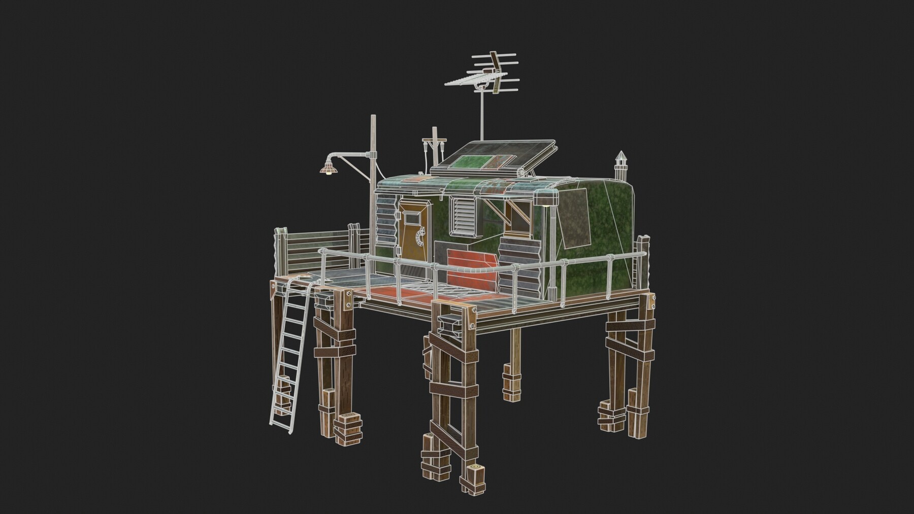 ArtStation - Metal Shack | Game Assets