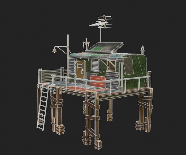 ArtStation - Metal Shack | Game Assets