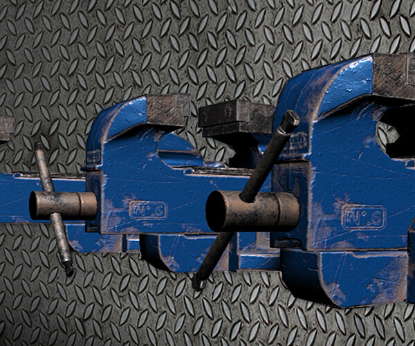 ArtStation - Bench Vice | Game Assets