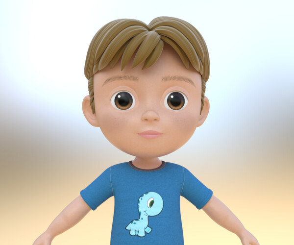 ArtStation - julian cartoon character Model 3D model | Resources