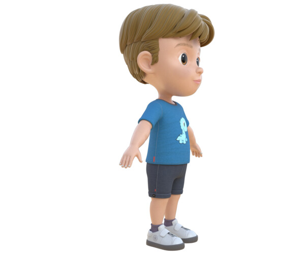ArtStation - julian cartoon character Model 3D model | Resources