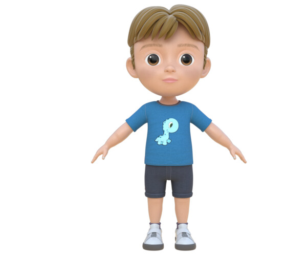 ArtStation - julian cartoon character Model 3D model | Resources