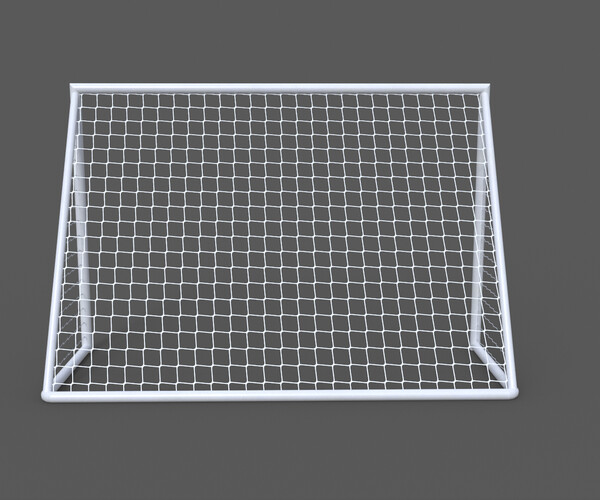 ArtStation - PBR Soccer Football Goal Post A | Game Assets