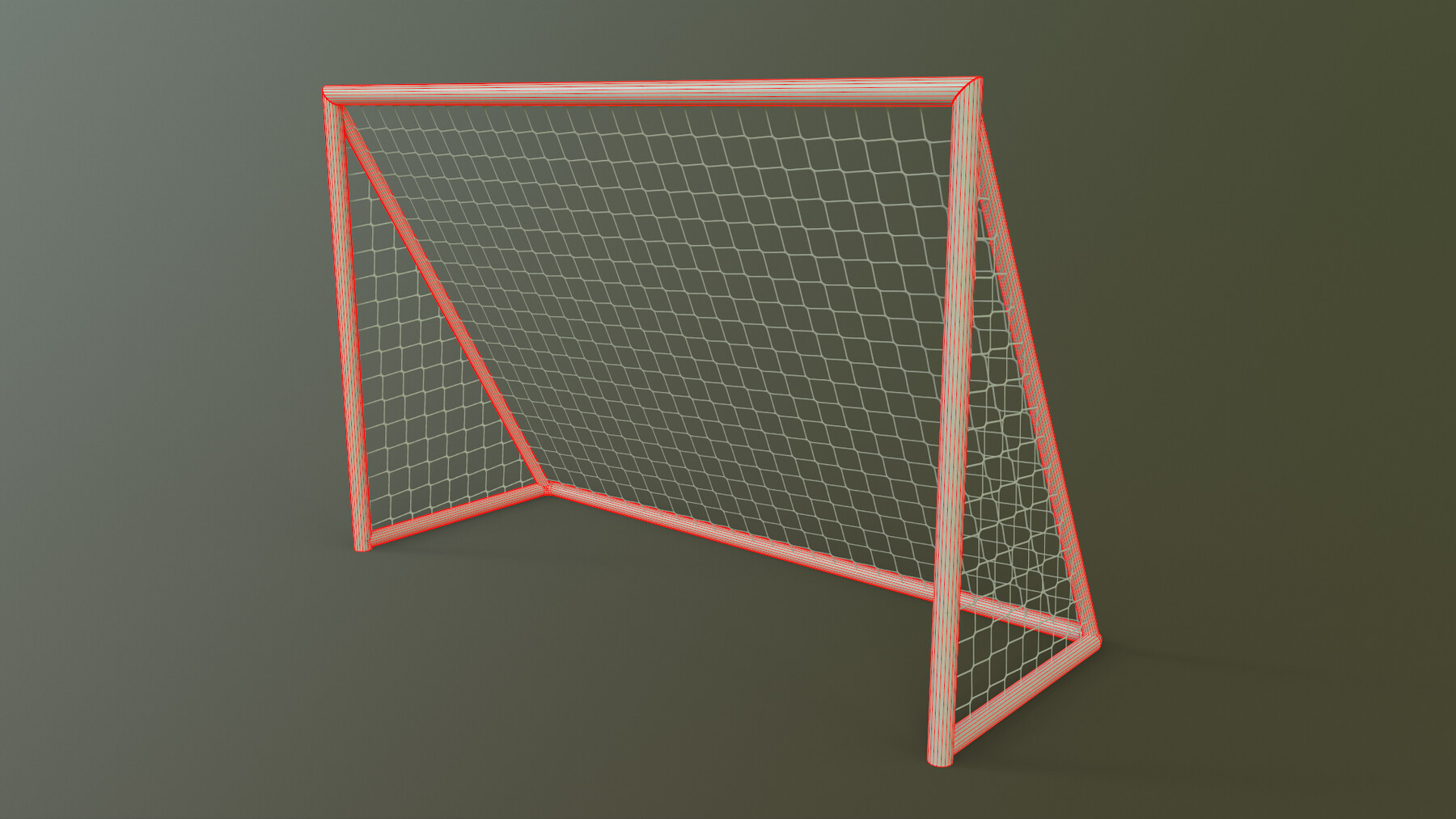 ArtStation - PBR Soccer Football Goal Post A | Game Assets