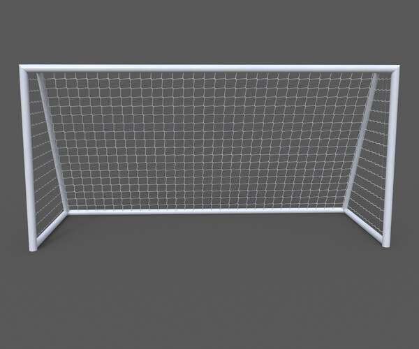 ArtStation - PBR Soccer Football Goal Post B | Game Assets