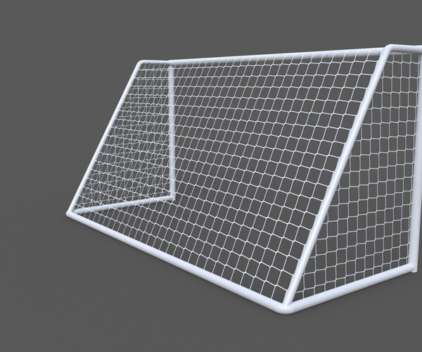 ArtStation - PBR Soccer Football Goal Post B | Game Assets
