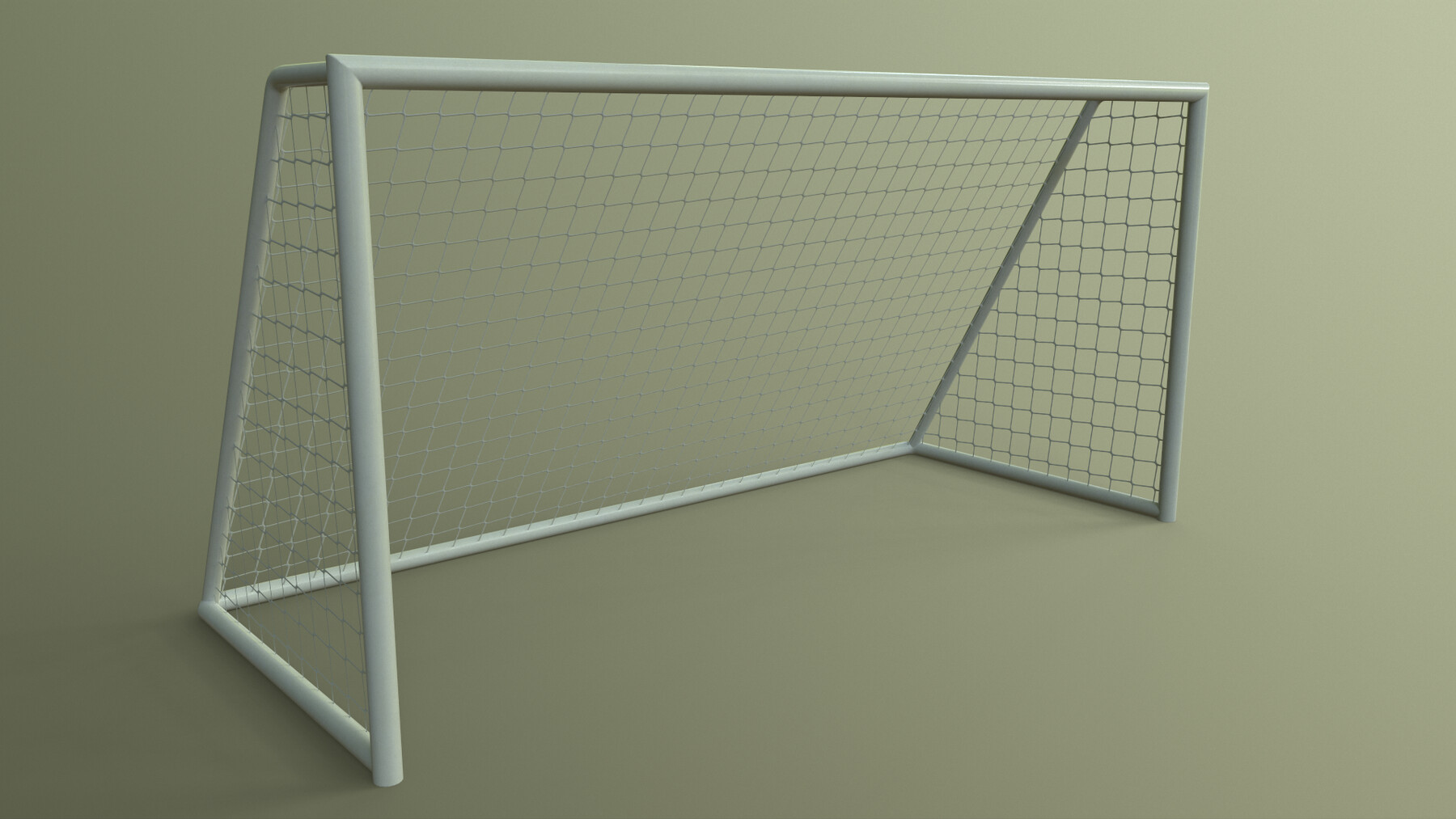 ArtStation - PBR Soccer Football Goal Post B | Game Assets