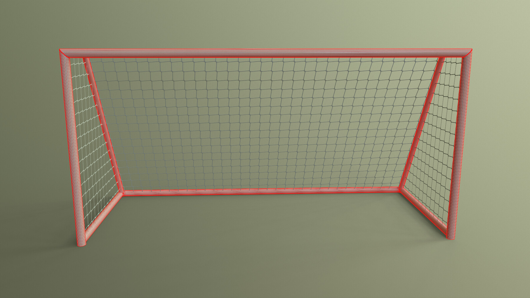 ArtStation - PBR Soccer Football Goal Post B | Game Assets