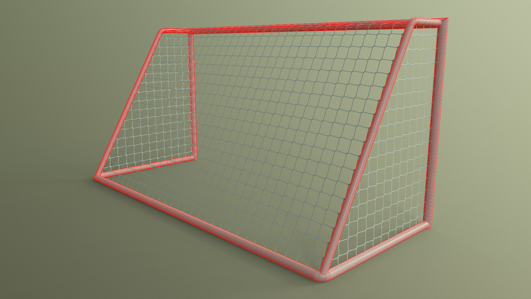 ArtStation - PBR Soccer Football Goal Post B | Game Assets