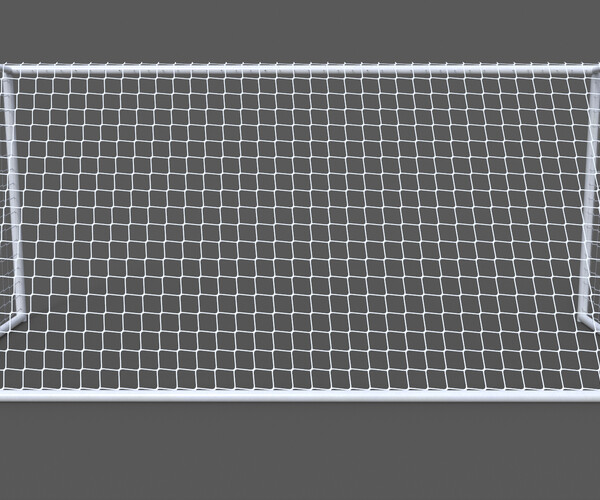 ArtStation - PBR Soccer Football Goal Post C | Game Assets