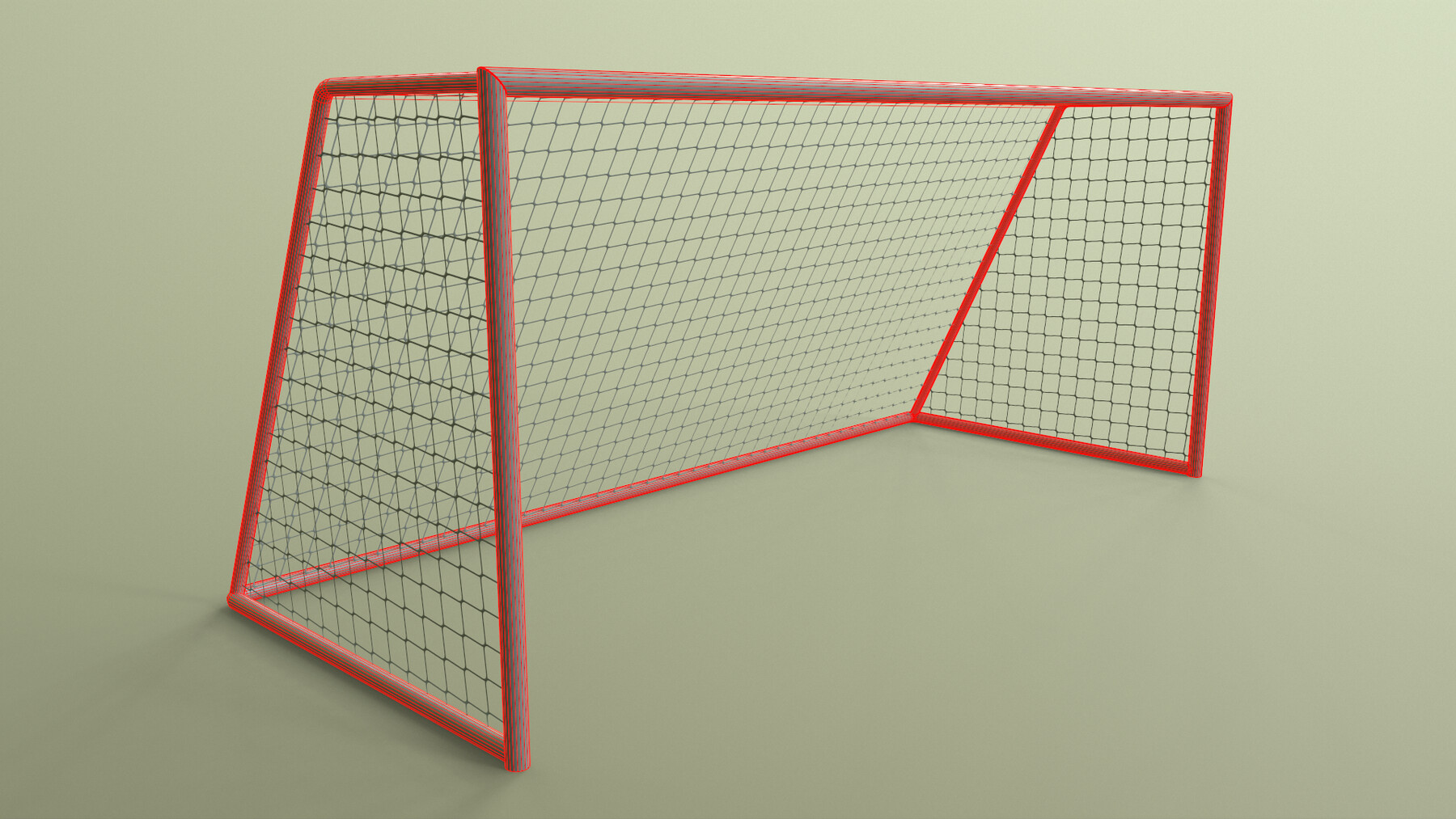 ArtStation - PBR Soccer Football Goal Post C | Game Assets