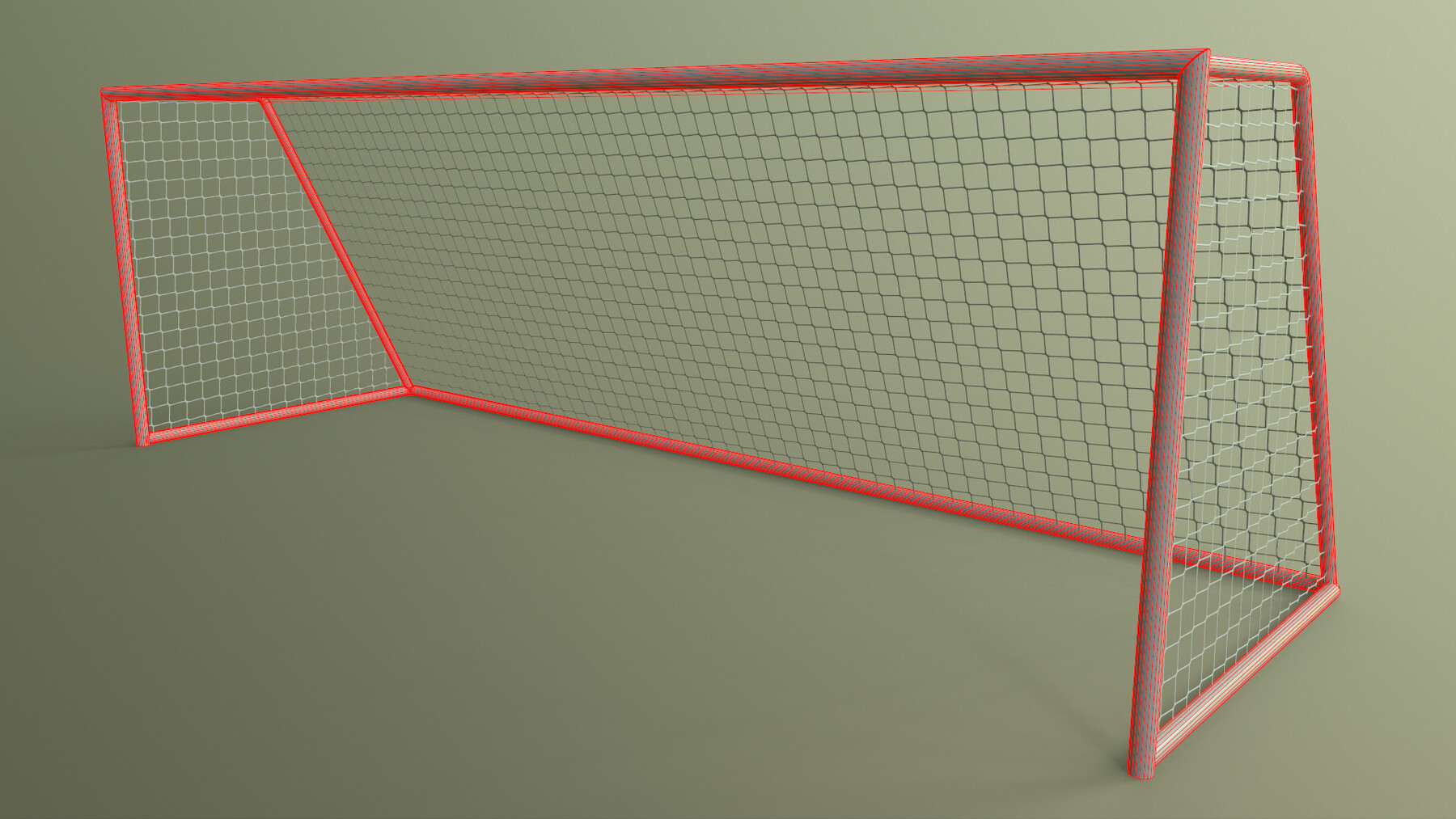 ArtStation - PBR Soccer Football Goal Post D | Game Assets