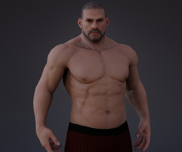 ArtStation - Male Base Heavy Rig | Game Assets