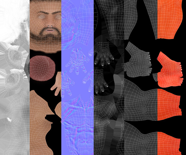 ArtStation - Male Base Heavy Rig | Game Assets