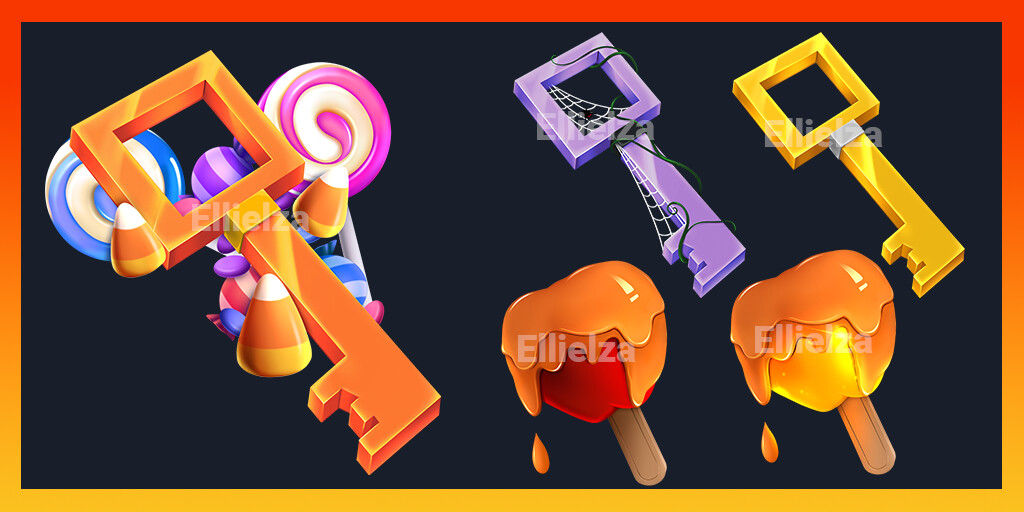 ArtStation - Game Icons - Halloween Variety Pack | Game Assets