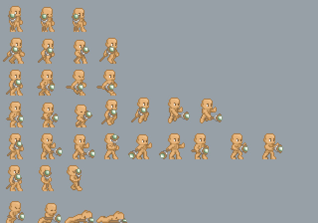 ArtStation - Side View Model Characters Set | Game Assets