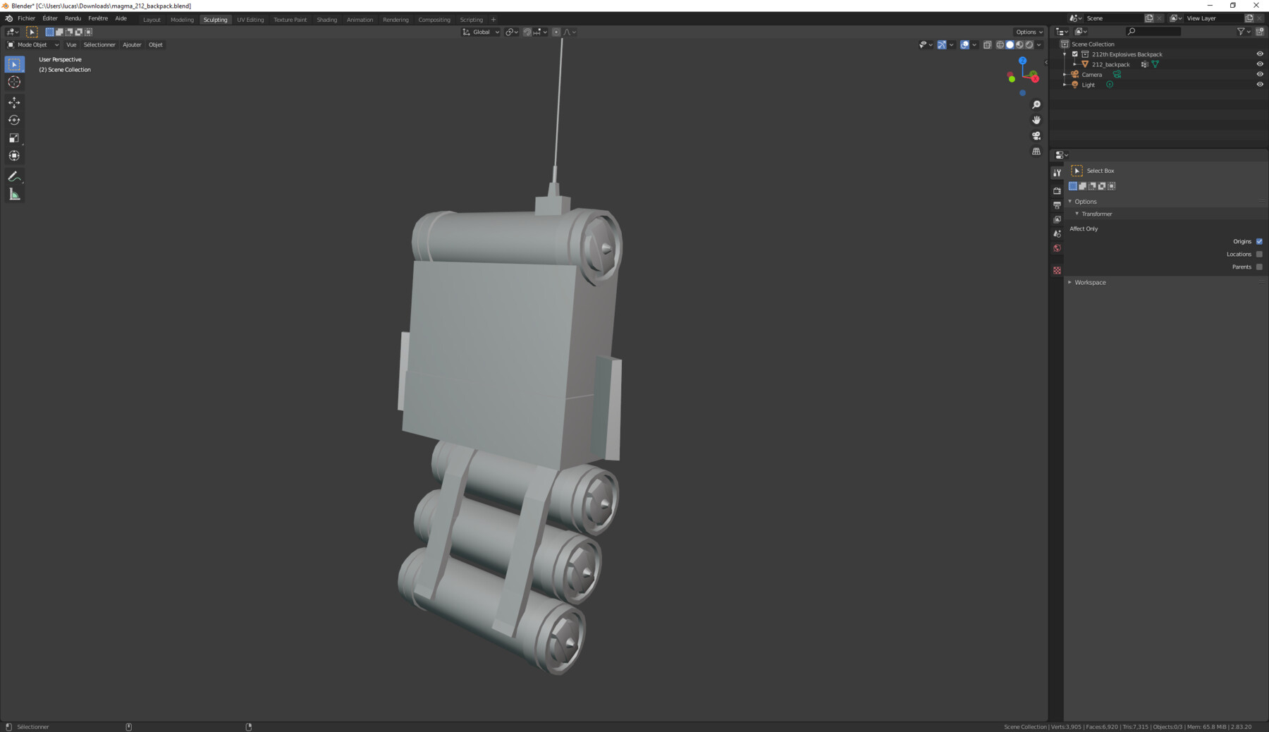 ArtStation - Star Wars 3D Backpack 212th attack battalion Clone Trooper ...