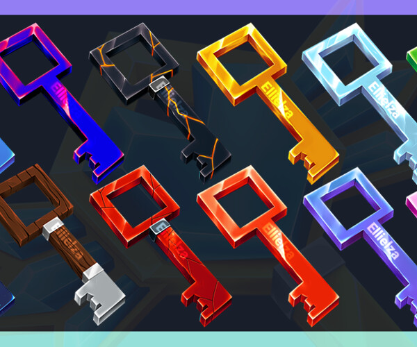 ArtStation - Game Icons - Key pack | Game Assets