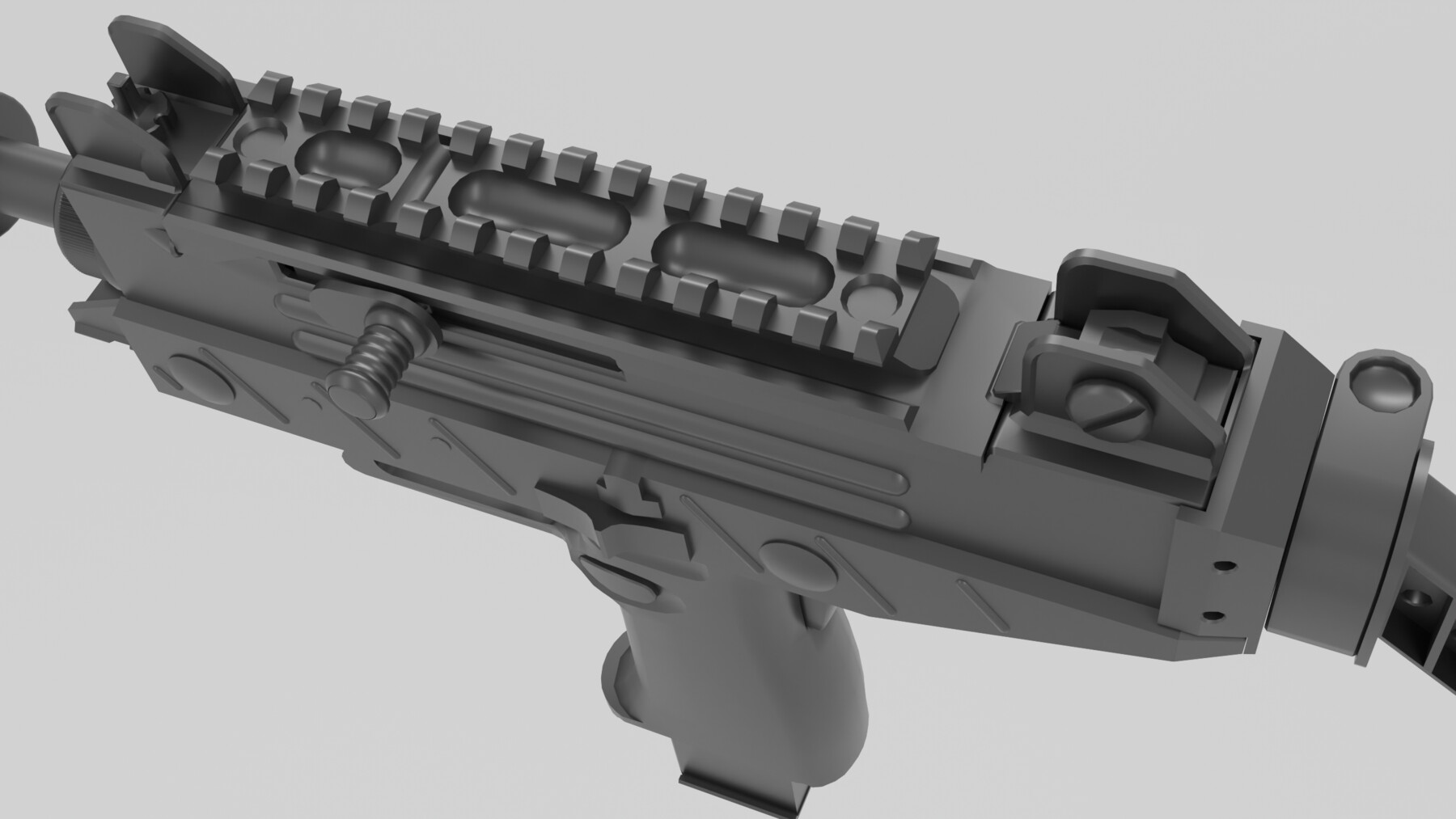 ArtStation - UZI PRO - Midpoly - Blockout - Basemesh | Resources