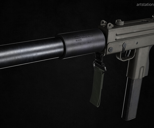 ArtStation - Ingram MAC-10 (Game Ready) | Game Assets