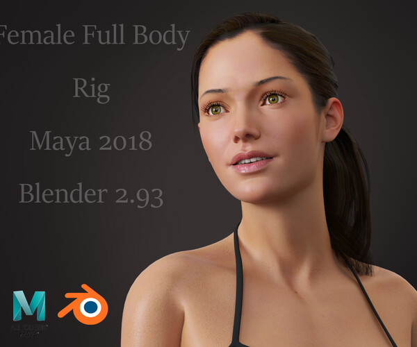 ArtStation - Female Base Rig | Game Assets