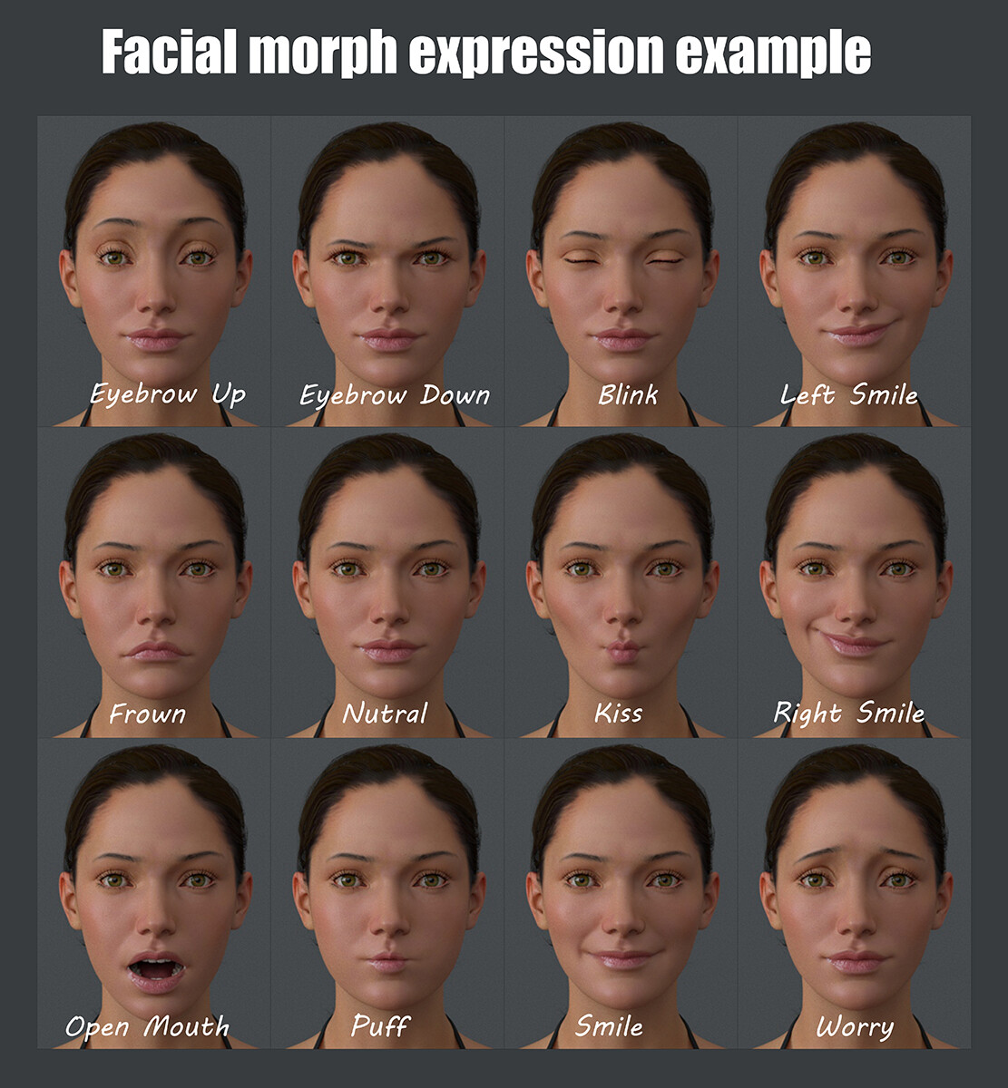 ArtStation - Female Base Rig | Game Assets