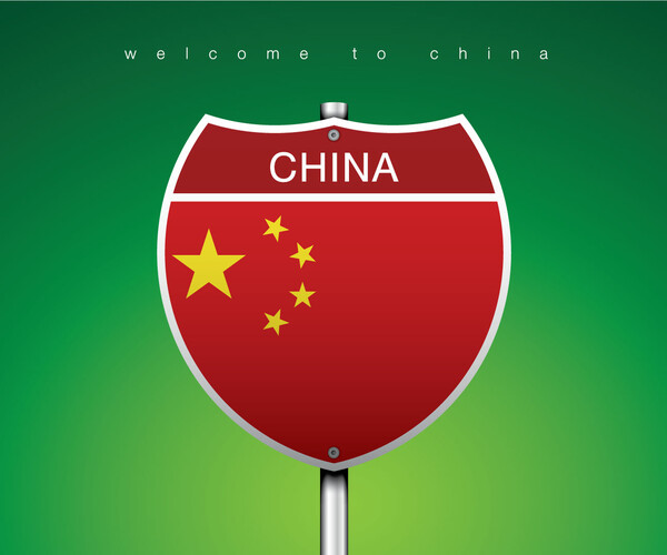 ArtStation - 20 ICON The City Label and Map of CHINA In American Signs ...