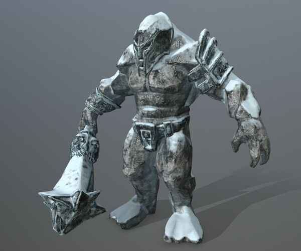 ArtStation - snow monster | Game Assets