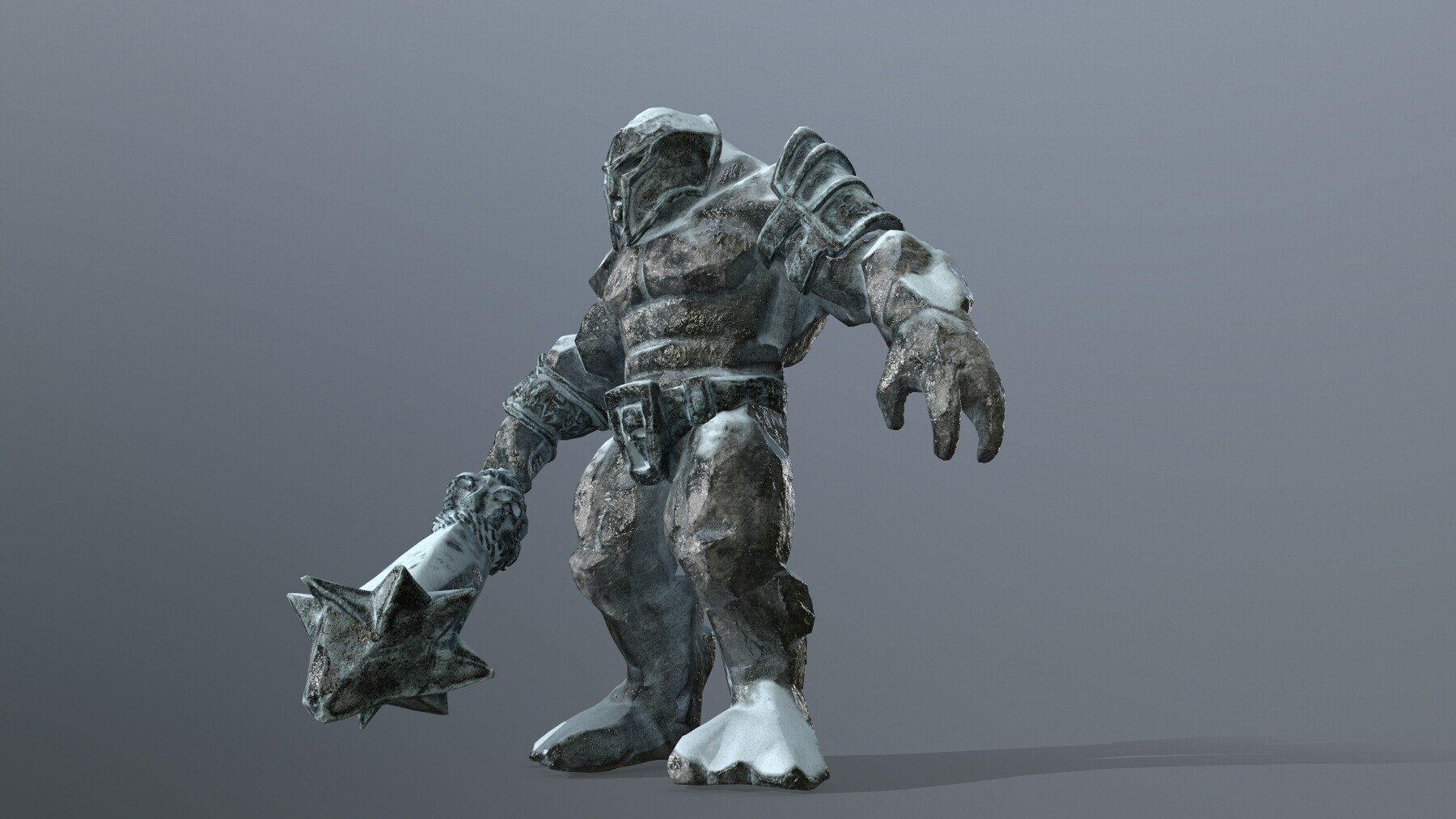 ArtStation - snow monster | Game Assets