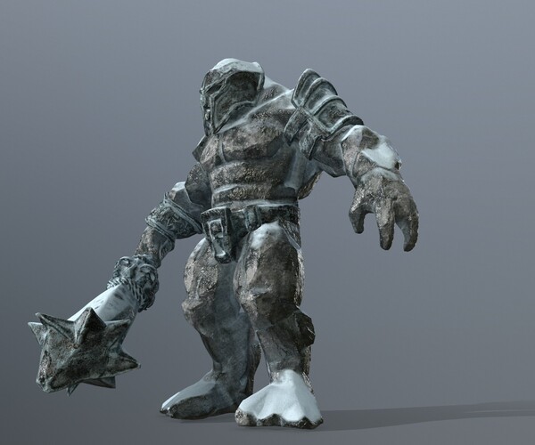 ArtStation - snow monster | Game Assets